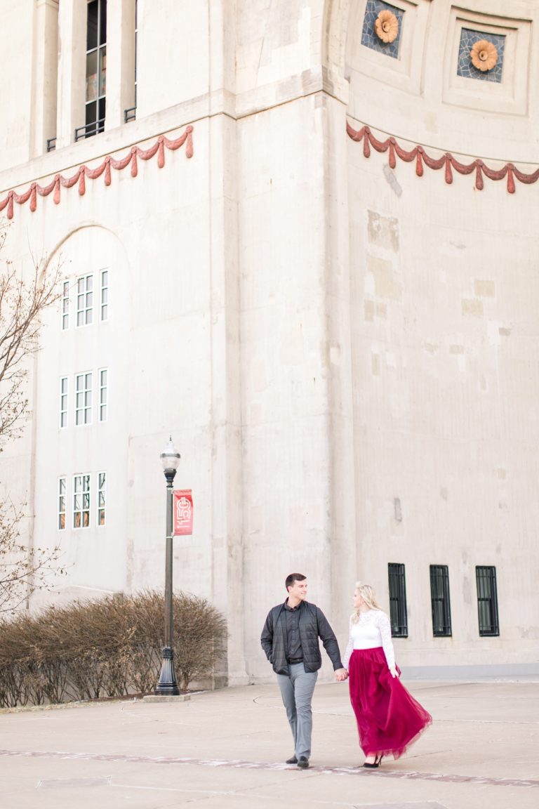 Winter Engagement Session at The Ohio State University – Michelle Joy ...